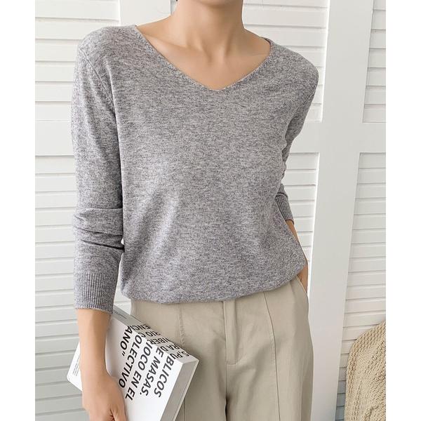 『タイムセール実施中』ZOZO問い合わせ番号:98910031ショップ:RIVER FIELD &amp; Co.，リバーフィールド　アンド　コーブランド:LOWO，ロワ商品名:【12色展開】シンプル Vネック ニット プルオーバーカテゴリ...