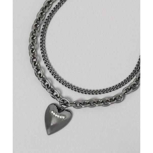 ZOZO問い合わせ番号:98910170ショップ:JEANASIS，ジーナシスブランド:JEANASIS，ジーナシス商品名:グロッシハート2レンネックレス/599405カテゴリ:アクセサリー>ネックレスブランド品番:599405素材:...