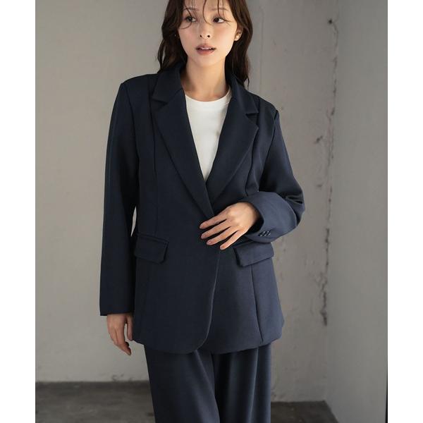 『セール実施中』ZOZO問い合わせ番号:98910223ショップ:RIVER FIELD &amp; Co.，リバーフィールド　アンド　コーブランド:LOWO，ロワ，Flolia，フロリア商品名:テーラードジャケット ワイドパンツ セットア...