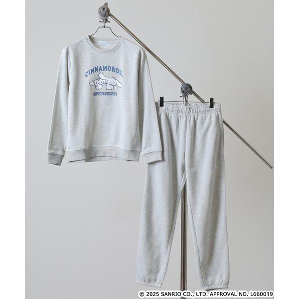 ZOZO問い合わせ番号:98910641ショップ:FUNALIVE，ファンアライブブランド:sanrio，サンリオ，FUNALIVE，ファンアライブ商品名:サンリオキャラクターズ裏起毛上下セットカテゴリ:ルームウェア>ルームウェア/パ...