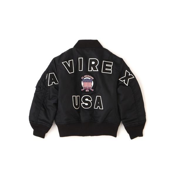 ZOZO問い合わせ番号:98910981ショップ:AVIREX WOMAN，アヴィレックス ウーマンブランド:AVIREX，アヴィレックス商品名:《KIDS/50th Anniversary》MA-1 SIGNATURE BIG LOGOカ...