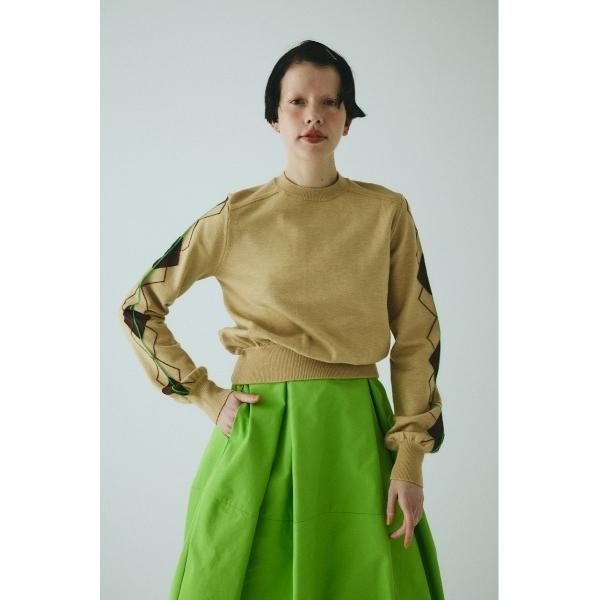 『セール実施中』ZOZO問い合わせ番号:98911354ショップ:HeRIN.CYE，ヘリンドットサイブランド:HeRIN.CYE，ヘリンドットサイ商品名:Neon argyle knit tops　　ネオンアーガイルニットトップスカテゴリ...