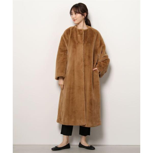 『タイムセール実施中』参考価格：35，200円発売時期：2021年10月コンディション：A（使用感なし）数回使用した程度で使用感が感じられないアイテム参考商品名：NO COLLAR LICO FUR COAT参考品番：11103-0422【...