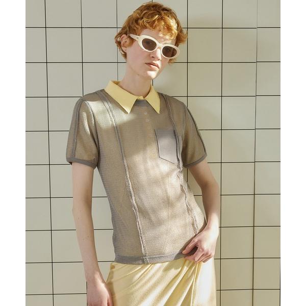 『セール実施中』参考価格：13，750円発売時期：2024年04月コンディション：B（目立つ使用感なし）使用感が少ない、または気にならないアイテム全体的：毛玉参考商品名：Slub Mesh T-shirt/スラブメッシュTシャツ【MAISO...