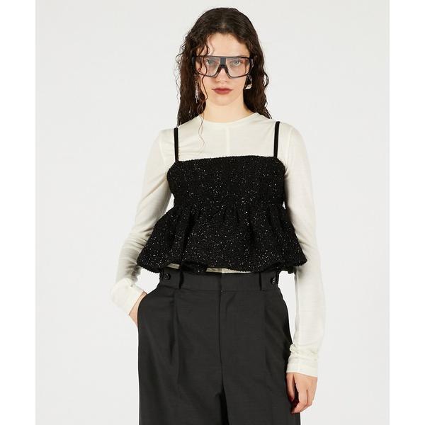 『タイムセール実施中』ZOZO問い合わせ番号:98931054ショップ:PRANK PROJECT，プランクプロジェクトブランド:PRANK PROJECT，プランクプロジェクト商品名:ツイードペプラムビスチェ / Tweed Peplum...