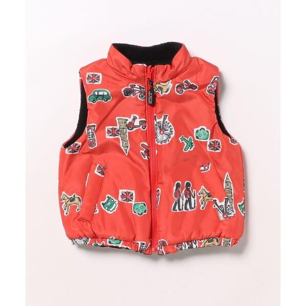 『セール実施中』ZOZO問い合わせ番号:98941973ショップ:HAKKA，ハッカブランド:hakka baby，ハッカベビー商品名:[ベビー]ロンドンボーダープリントリバーシブルベストカテゴリ:ジャケット/アウター>その他アウター...