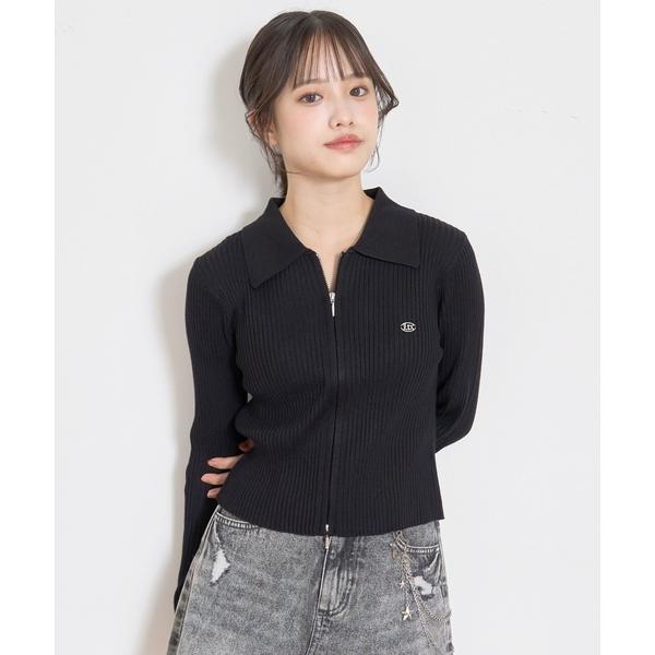 『セール実施中』ZOZO問い合わせ番号:98942192ショップ:NARUMIYA ONLINE，ナルミヤ オンラインブランド:LOVETOXIC，ラブトキシック商品名:【LTXC】リブWZIPカーディガンカテゴリ:トップス>カーディ...