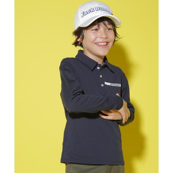 『セール実施中』ZOZO問い合わせ番号:98942613ショップ:the HOUSE，ザハウスブランド:Jack Bunny!!，ジャックバニー商品名:【Jack Bunny!!】36Gスムース長袖ポロシャツ (ジュニア)カテゴリ:トップス...