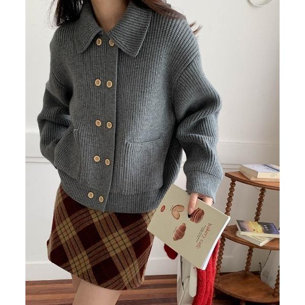 『タイムセール実施中』ZOZO問い合わせ番号:98942943ショップ:ABITOKYO，アビトーキョーブランド:Diosfront，ディオスフロント，ABITOKYO，アビトーキョー商品名:ダブルボタン畦編みニットプルオーバーカテゴリ:ト...