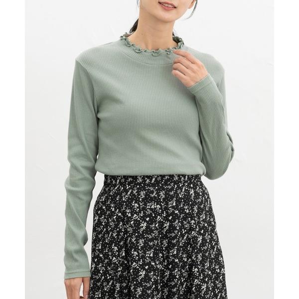 『タイムセール実施中』ZOZO問い合わせ番号:98943381ショップ:Honeys，ハニーズブランド:Honeys，ハニーズ，CINEMA CLUB，シネマクラブ商品名:【ハニぽか・吸湿発熱】あったか綿衿フリルＴカテゴリ:トップス>...