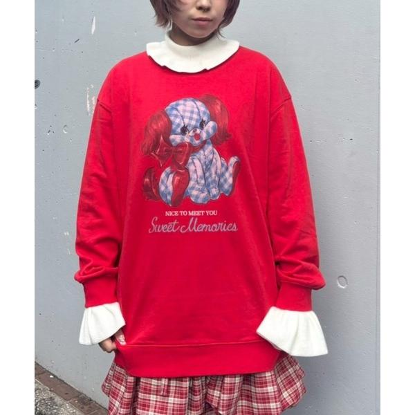 『タイムセール実施中』ZOZO問い合わせ番号:98944153ショップ:Candy Stripper，キャンディストリッパーブランド:Candy Stripper，キャンディストリッパー商品名:SWEET MEMORIES SWEAT ワン...