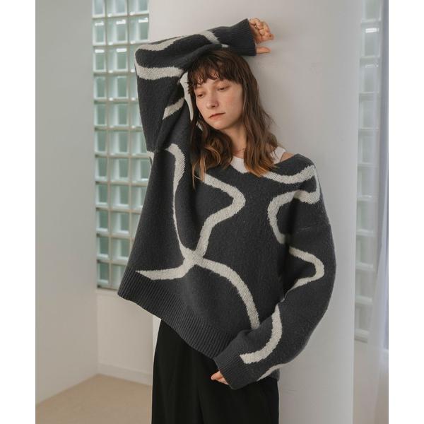 『タイムセール実施中』ZOZO問い合わせ番号:98944414ショップ:MONO-MART，モノマートブランド:forksy.，フォルクシー，MONO-MART，モノマート商品名:【forksy.】とろけるニュアンスラインオーバーサイズVネ...