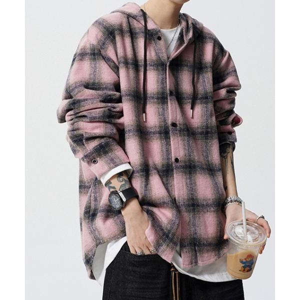 『タイムセール実施中』ZOZO問い合わせ番号:98944671ショップ:BUFFALO BOBS，バッファローボブズブランド:SHIBUYA Zy.，シブヤジー商品名:Street Crushチェックシャツフーディカテゴリ:トップス>...