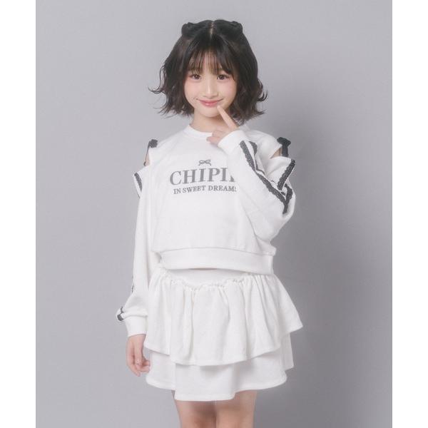 ZOZO問い合わせ番号:98944879ショップ:moredays store，モアデイズ・ストアブランド:URBAN CHERRY，アーバンチェリー商品名:【CHIPIE/シピ】レースリボンカットショルダートップス+ティアードスカートカテ...