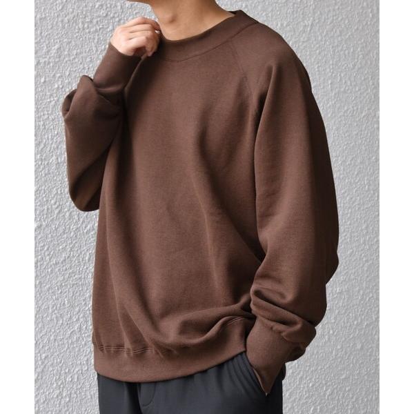 ZOZO問い合わせ番号:98945028ショップ:SHIPS，シップスブランド:SHIPS any，シップス エニィ，SHIPS，シップス商品名:SHIPS any: ヴィンテージライク 裏起毛 セミモックネック ラグラン スウェット◇カテ...