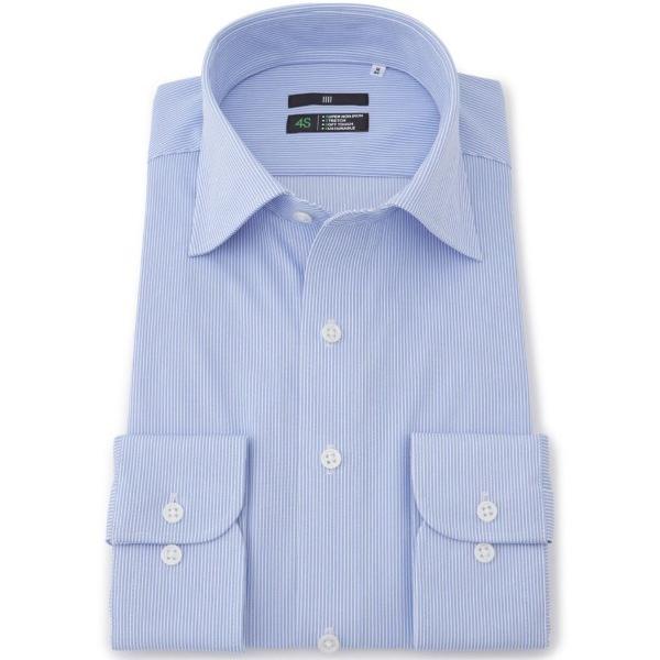 『セール実施中』ZOZO問い合わせ番号:98945238ショップ:SUIT SELECT，スーツセレクトブランド:SUIT SELECT，スーツセレクト商品名:【スーパーノンアイロン・ストレッチ・速乾】【長袖】【BLACK LINE】ワイド...