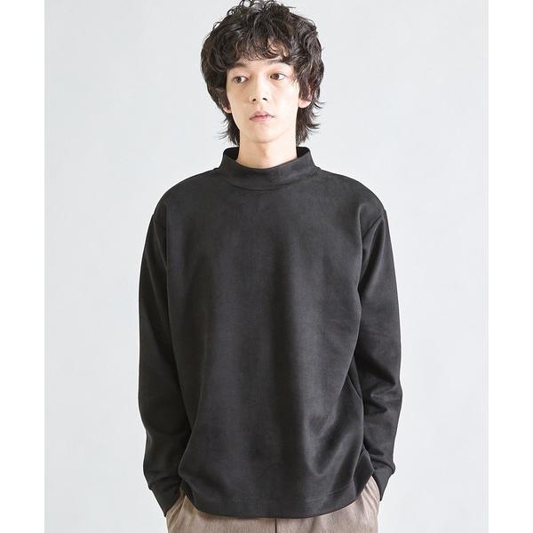 『タイムセール実施中』ZOZO問い合わせ番号:98945795ショップ:MEN'S BIGI，メンズビギブランド:UNION STATION，ユニオンステーション商品名:ライトフェイクスエードポンチモックネックカテゴリ:トップス>スウ...