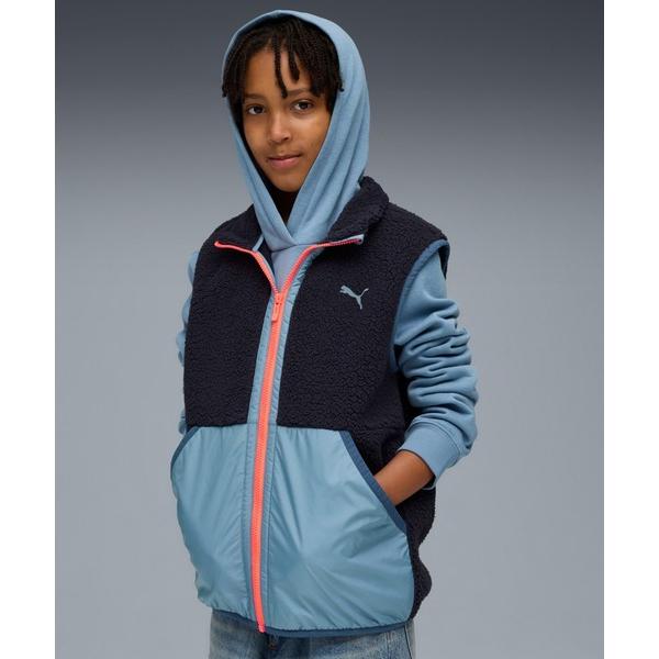 『タイムセール実施中』ZOZO問い合わせ番号:98945851ショップ:PUMA STORE ZOZO，プーマストアゾゾブランド:PUMA，プーマ商品名:PUMA プーマ キッズ ハイブリッド シェルパ ベスト 120-160cmカテゴリ:...