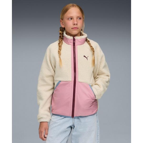 『タイムセール実施中』ZOZO問い合わせ番号:98945853ショップ:PUMA STORE ZOZO，プーマストアゾゾブランド:PUMA，プーマ商品名:PUMA プーマ キッズ ハイブリッド シェルパ ジャケット 120-160cmカテゴ...