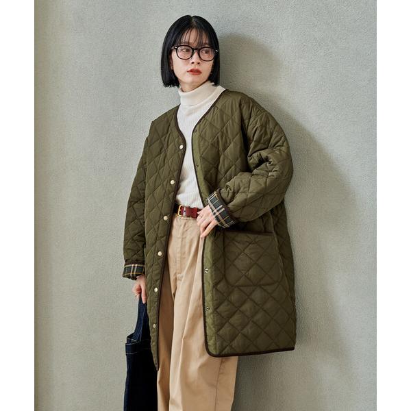 『セール実施中』ZOZO問い合わせ番号:98946091ショップ:FREAK'S STORE，フリークスストアブランド:FREAK'S STORE，フリークスストア商品名:PRIMALOFT ダイヤキルト ノーカラーコート/プリマロフトミド...