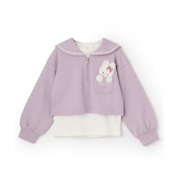 『セール実施中』ZOZO問い合わせ番号:98977145ショップ:NARUMIYA ONLINE，ナルミヤ オンラインブランド:mezzo piano，メゾピアノ商品名:【人気商品再入荷】【直営店で取り扱い無し】短丈セーラープルオーバー＆長...