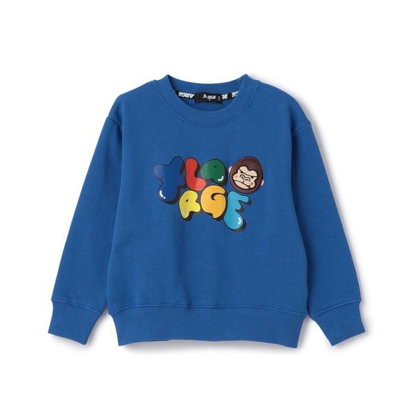 『セール実施中』ZOZO問い合わせ番号:98977157ショップ:X-girl Stages，エックスガール ステージスブランド:XLARGE KIDS，エクストララージキッズ商品名:3Dファニーゴリラトレーナーカテゴリ:トップス>ス...