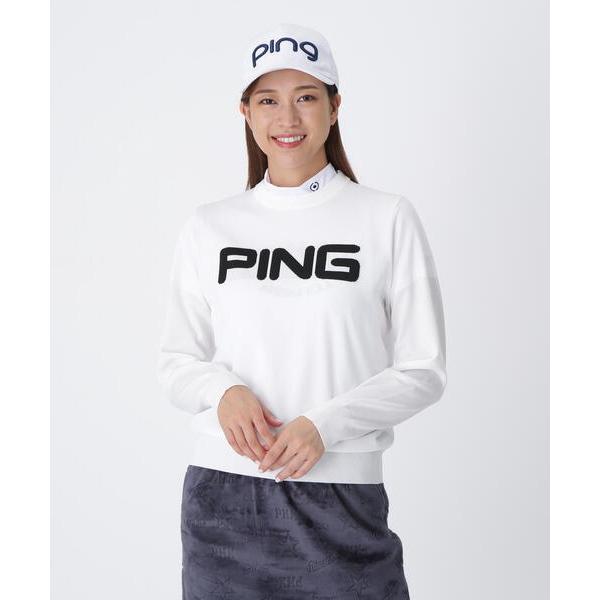 『セール実施中』ZOZO問い合わせ番号:98977801ショップ:the HOUSE，ザハウスブランド:PING，ピン商品名:【PING APPAREL】10カラークルーネックニットプルオーバー ＜LADIES LINE＞ (LADIES)...