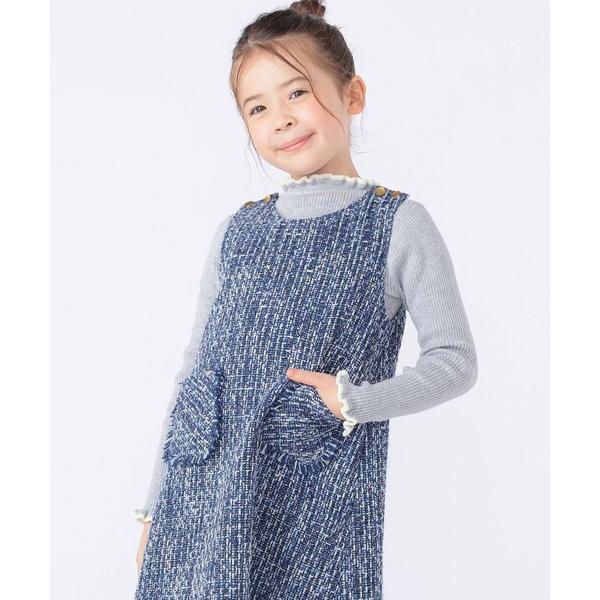 『セール実施中』ZOZO問い合わせ番号:98977904ショップ:SHIPS KIDS，シップス キッズブランド:SHIPS，シップス商品名:SHIPS KIDS:100〜120cm /〈手洗い可能〉フリル リブ ニットカテゴリ:トップス&...