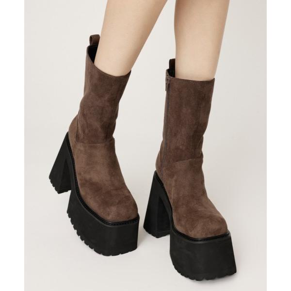 『セール実施中』ZOZO問い合わせ番号:98979225ショップ:SLY，スライブランド:SLY，スライ商品名:VOLUME CHUNKY SOLE M/BOOTS ボリューム チャンキーソール ミドルブーツカテゴリ:シューズ>ブーツ...