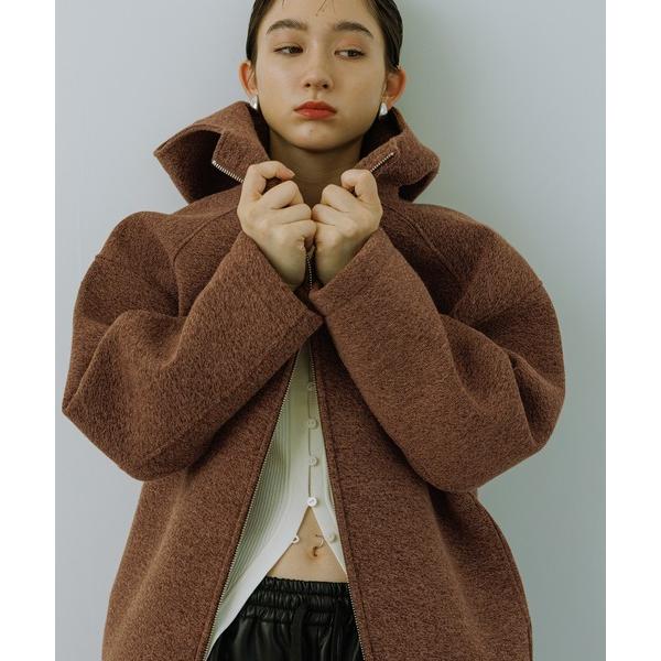 『セール実施中』ZOZO問い合わせ番号:98980022ショップ:ADAM ET ROPE'，アダムエロペブランド:ADAM ET ROPE'，アダムエロペ商品名:【WEB限定】メランジボンディングフーディーブルゾンカテゴリ:ジャケット/ア...