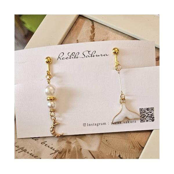 ZOZO問い合わせ番号:98980164ショップ:TONE，トーンブランド:tone，トーン商品名:【ReeHK.Sakura】アシメ　イヤリング(MA)カテゴリ:アクセサリー>イヤリングブランド品番:Reek-24素材:イヤリング金...