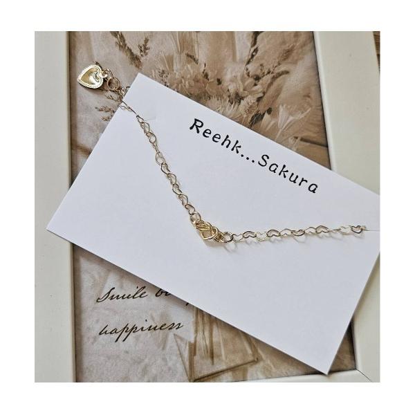 ZOZO問い合わせ番号:98980234ショップ:TONE，トーンブランド:tone，トーン商品名:【ReeHK.Sakura】ハートブレスレット(MA)カテゴリ:アクセサリー>ブレスレットブランド品番:Reek-27素材:真鍮ハート...