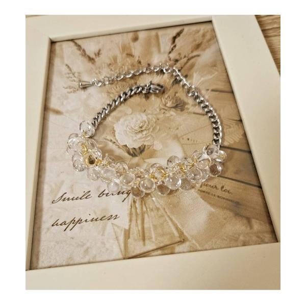 ZOZO問い合わせ番号:98980250ショップ:TONE，トーンブランド:tone，トーン商品名:【ReeHK.Sakura】しずくビーズブレスレット(MA)カテゴリ:アクセサリー>ブレスレットブランド品番:Reek-29素材:ステ...