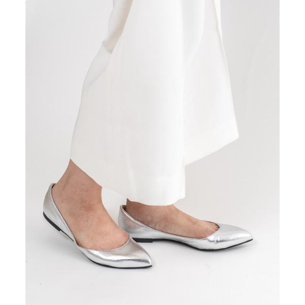 『タイムセール実施中』ZOZO問い合わせ番号:98980370ショップ:Rivel，リヴェルブランド:Fabio Rusconi，ファビオルスコーニ商品名:【FABIO RUSCONI/ファビオルスコーニ】ポインテッドトゥ フラットシューズ...