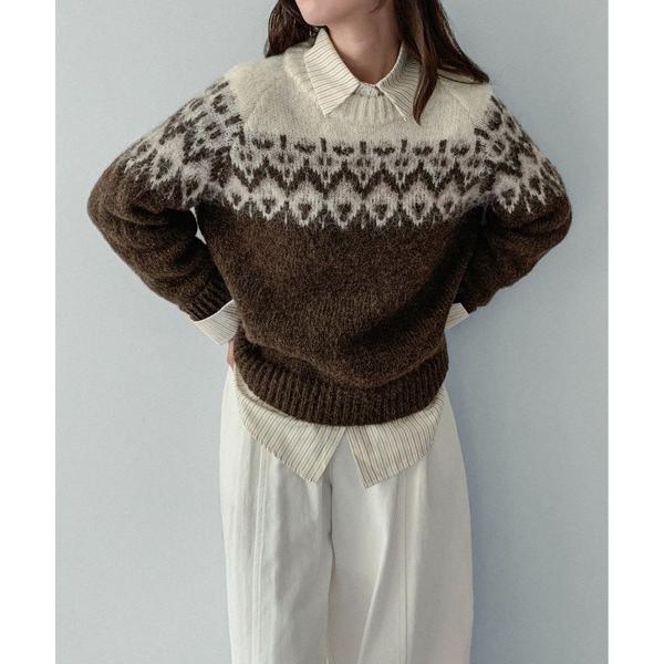 『タイムセール実施中』ZOZO問い合わせ番号:98980424ショップ:by muni:r，バイ ムニールブランド:on:nue，オンニュ商品名:【on:nue】[お気に入り登録数3，000突破！][選べる4色展開] ウール混ノルディックラ...