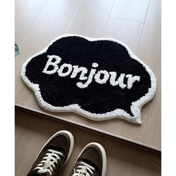 ZOZO問い合わせ番号:98980543ショップ:Port，ポートブランド:Sowel.，ソエル，Port，ポート商品名:【 Sowel. / ソエル 】 Bonjour モノトーン ラグ / マット #カテゴリ:インテリア>ラグ/マ...