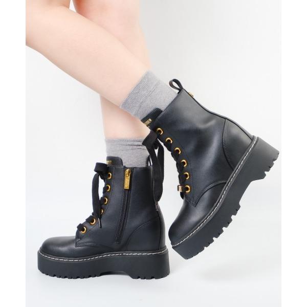 『タイムセール実施中』ZOZO問い合わせ番号:98981289ショップ:Esmeralda，エスメラルダブランド:STEVE MADDEN，スティーブマデン，Esmeralda，エスメラルダ商品名:プラットフォームレースアップブーツ/S.M...