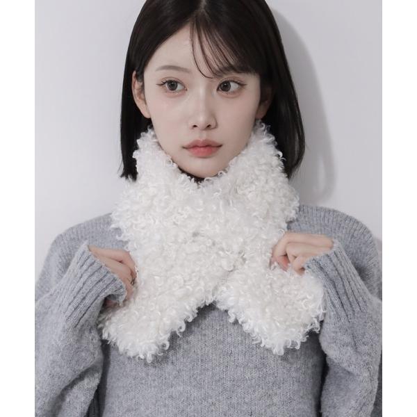 『セール実施中』ZOZO問い合わせ番号:98981707ショップ:me+em select，ミームセレクトブランド:me+em select，ミームセレクト商品名:※※【 ３color 】テディボアミニマフラー ／ teddy boa mi...