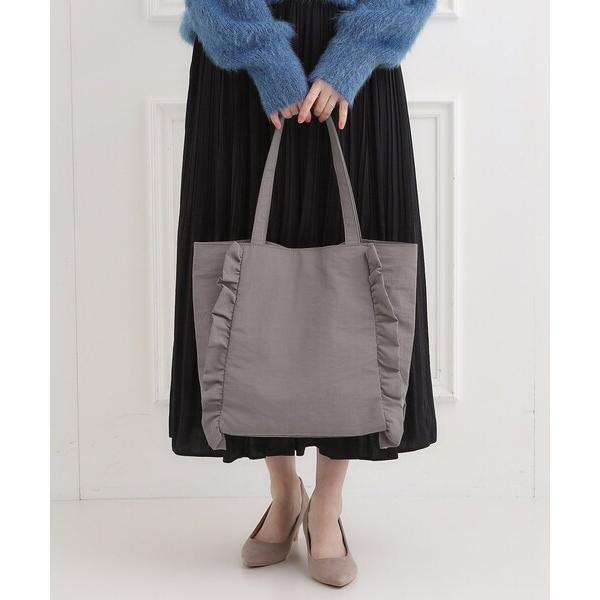 『タイムセール実施中』ZOZO問い合わせ番号:98981765ショップ:SHOO・LA・RUE，シューラルーブランド:SHOO・LA・RUE，シューラルー商品名:【セレモニー】フリルトートバッグカテゴリ:バッグ>トートバッグブランド品...