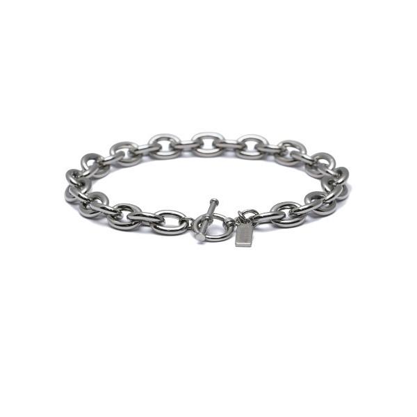 ZOZO問い合わせ番号:98996614ショップ:JAM HOME MADE，ジャムホームメイドブランド:JAM HOME MADE，ジャムホームメイド商品名:TI22/チタン あずきチェーンブレスレット (太) メンズ（金属アレルギー対応...