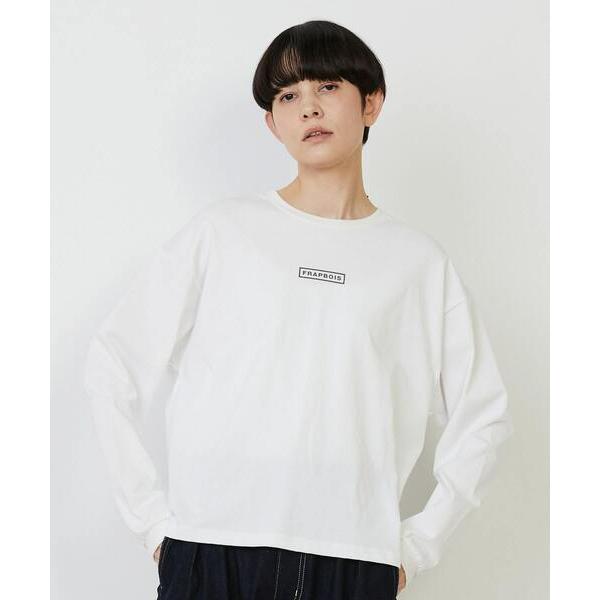 ZOZO問い合わせ番号:99011972ショップ:FRAPBOIS，フラボアブランド:FRAPBOIS，フラボア商品名:エトリーL.S.Tカテゴリ:トップス>Tシャツ/カットソーブランド品番:B1554RUT215素材:綿100%　リ...
