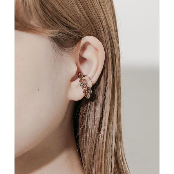 ZOZO問い合わせ番号:99012286ショップ:URBAN RESEARCH，アーバンリサーチブランド:SMELLY，スメリー商品名:ガラスビーズイヤカフカテゴリ:アクセサリー>イヤリングブランド品番:SMA6-2MC048素材:真...