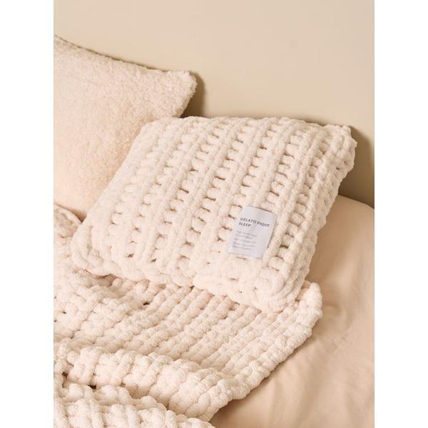 『セール実施中』ZOZO問い合わせ番号:99012340ショップ:gelato pique，ジェラート　ピケブランド:gelato pique Sleep，ジェラートピケスリープ商品名:【Sleep】チャンキーニット クッションカバーカテゴ...