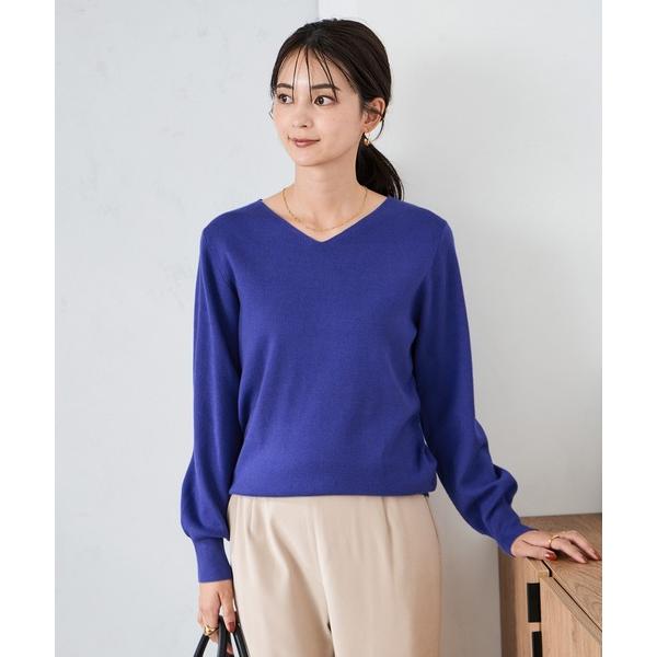 『セール実施中』ZOZO問い合わせ番号:99012715ショップ:a.v.v，アー・ヴェ・ヴェブランド:a.v.v，アーヴェヴェ商品名:【洗える】Vネックパフスリーブスプリングニットカテゴリ:トップス>ニット/セーターブランド品番:K...