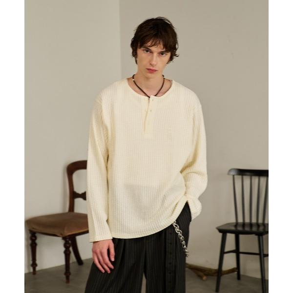 ZOZO問い合わせ番号:99013052ショップ:CREO STORE，クレオストアブランド:Forte（フォルテ），フォルテ商品名:Thermal Texture Henley Top/サーマルテクッスチャーヘンリーネックトップカテゴリ:...