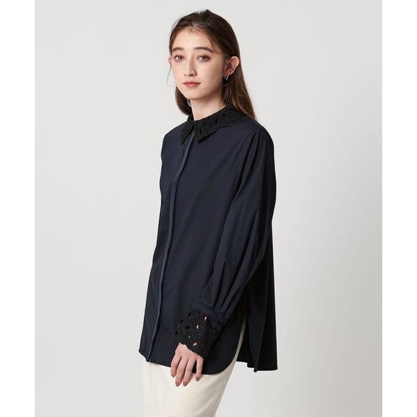 ZOZO問い合わせ番号:99013108ショップ:UNITED ARROWS，ユナイテッドアローズブランド:UNITED ARROWS，ユナイテッドアローズ商品名:エンブロイダリー カラー シャツ ‐ウォッシャブル‐カテゴリ:トップス&gt...