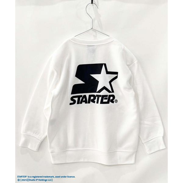 『タイムセール実施中』ZOZO問い合わせ番号:99013525ショップ:Auntie Rosa，アンティローザブランド:STARTER，スターター商品名:キッズ STARTER スターター 裏起毛 オーバーサイズ トレーナーカテゴリ:トップ...