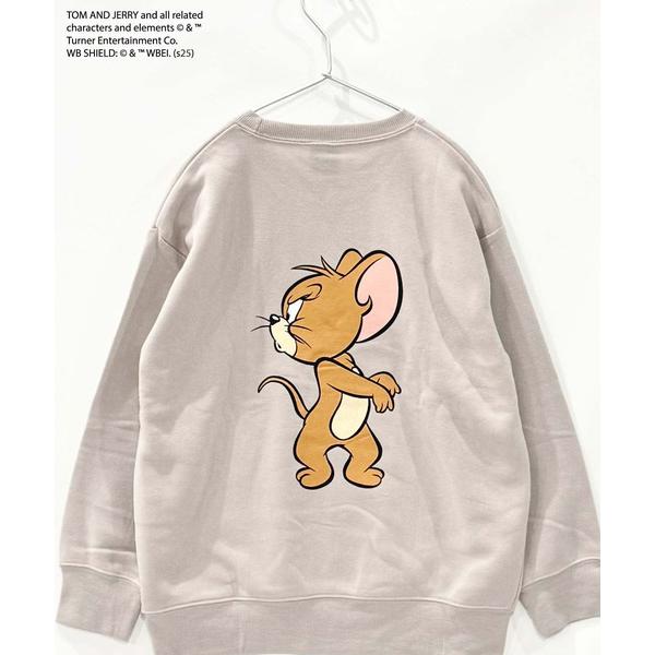 『タイムセール実施中』ZOZO問い合わせ番号:99013556ショップ:Auntie Rosa，アンティローザブランド:TOM&amp;JERRY，トムアンドジェリー商品名:キッズ TOM＆JERRY オーバーサイズ トレーナーカテゴリ:ト...