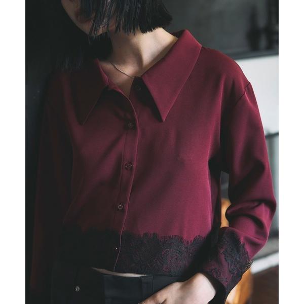 ZOZO問い合わせ番号:99013618ショップ:tocco closet／&amp;. NOSTALGIA，トッコ　クローゼット　／　アンドドットノスタルジアブランド:ARVELLIA，アルベリア商品名:LACE CONTRAST SHI...