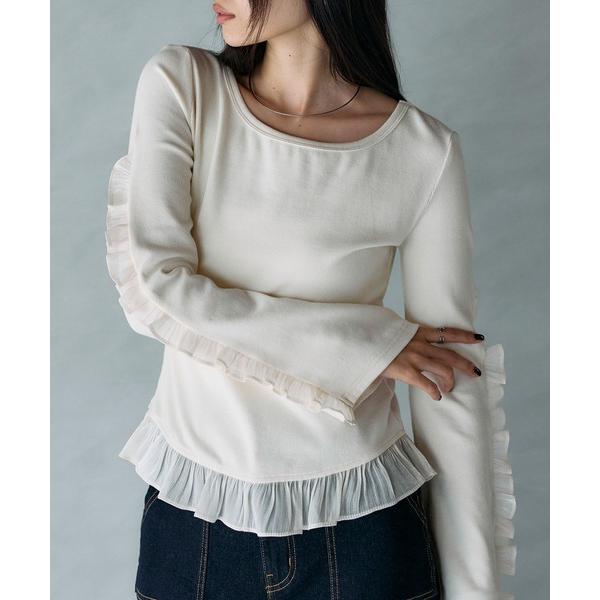 ZOZO問い合わせ番号:99013634ショップ:tocco closet／&amp;. NOSTALGIA，トッコ　クローゼット　／　アンドドットノスタルジアブランド:ARVELLIA，アルベリア商品名:FRILL ACCENT 2-WA...